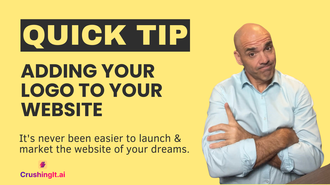 Adding your logo to your website with the DreamSite builder