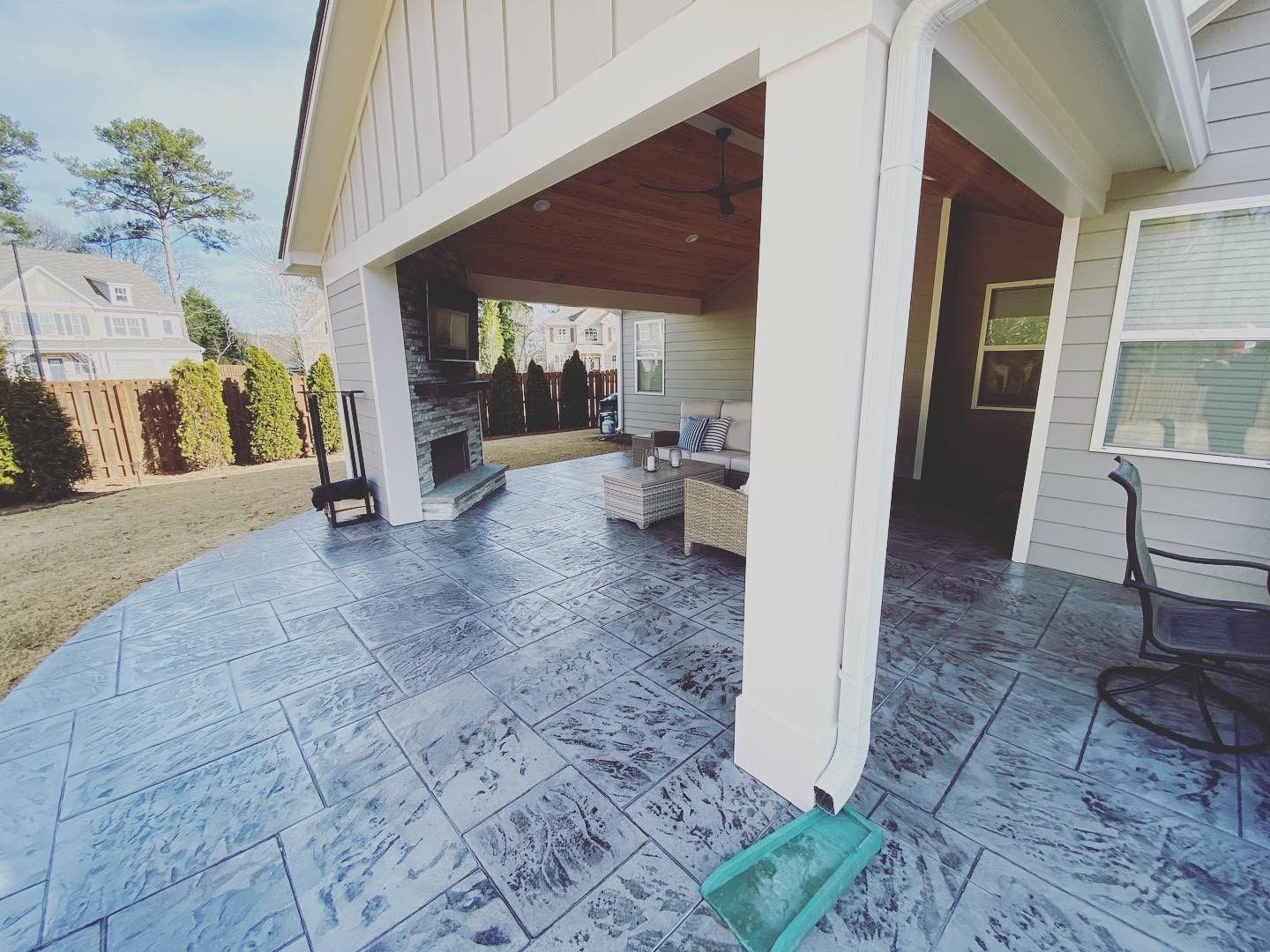 Pictures of Stamped Concrete | Deck Builder | Atlanta Custom Decks