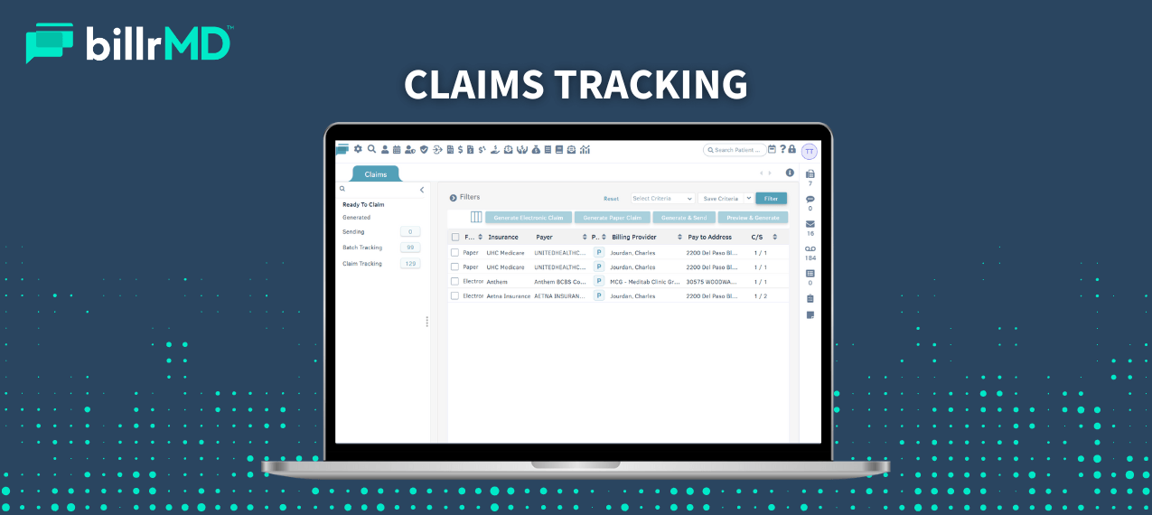 Improve Claims Tracking billrMD's Claims Management Software