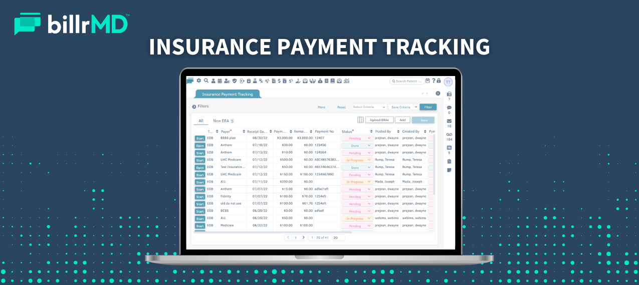 Increase Profit with billrMD Insurance Payment Track Software