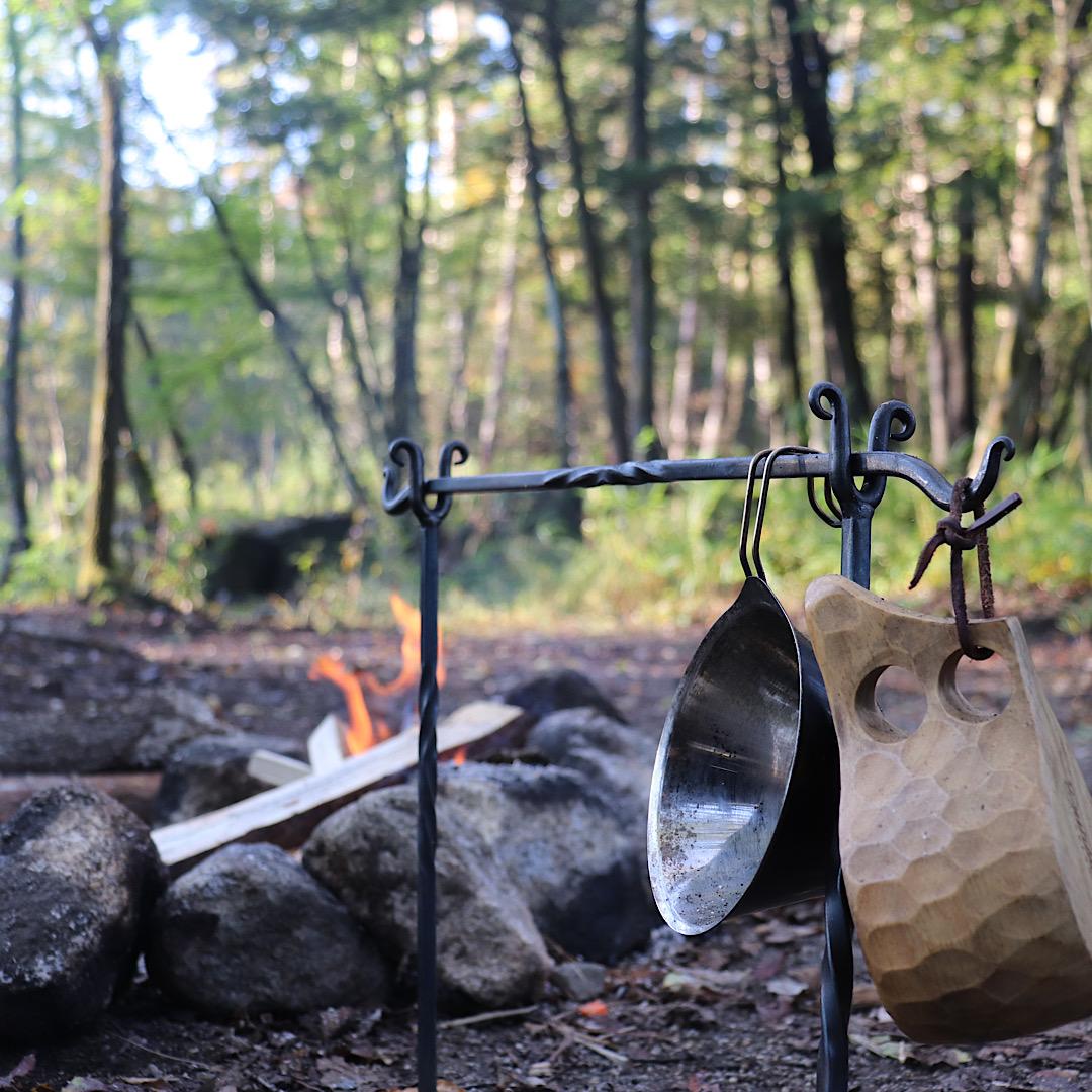 Traditional bushcraft cooking equipment│TJM Metalworks