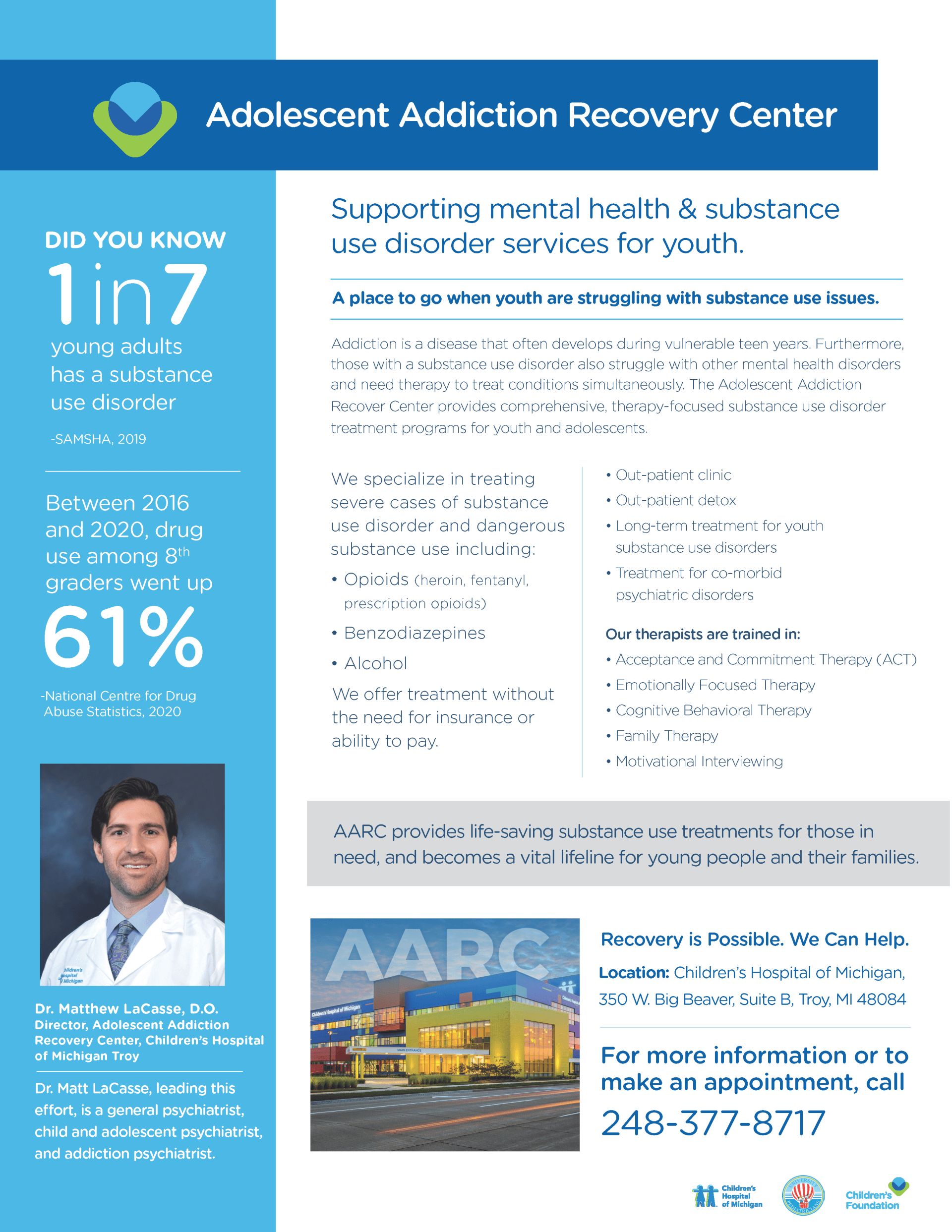 News: Introducing the Adolescent Addiction Recovery Center