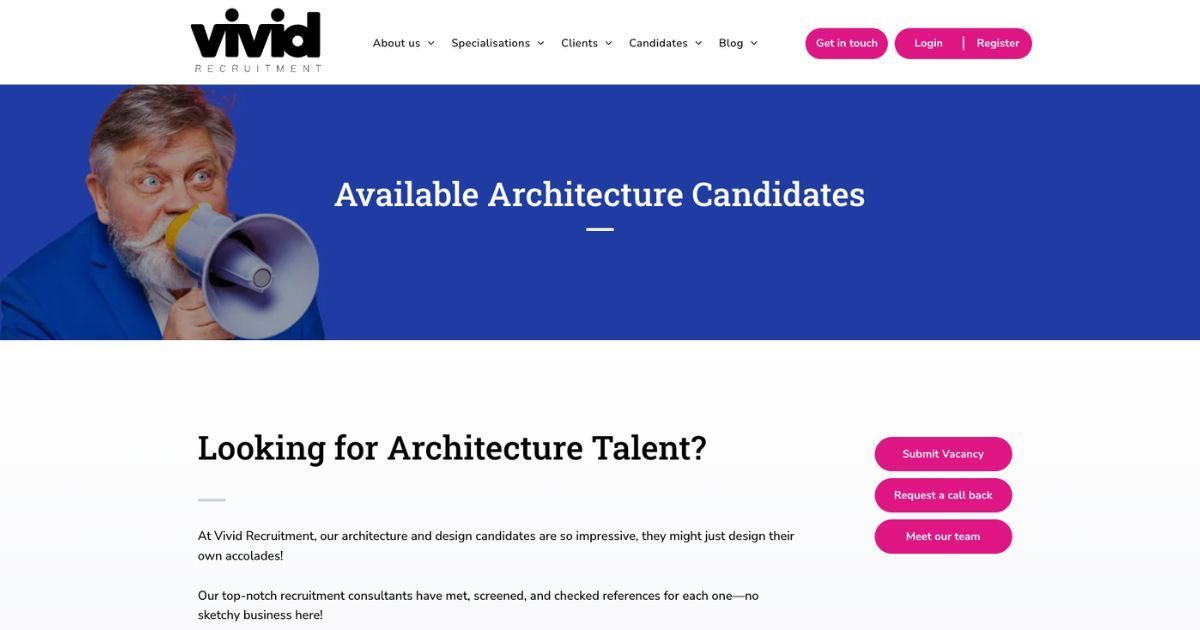 Vivid Available Architecture & Design Candidates