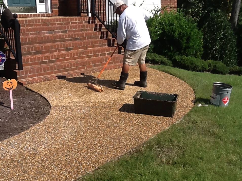 Exposed Aggregate Concrete Power Washing in Richmond, VA | Envirowash