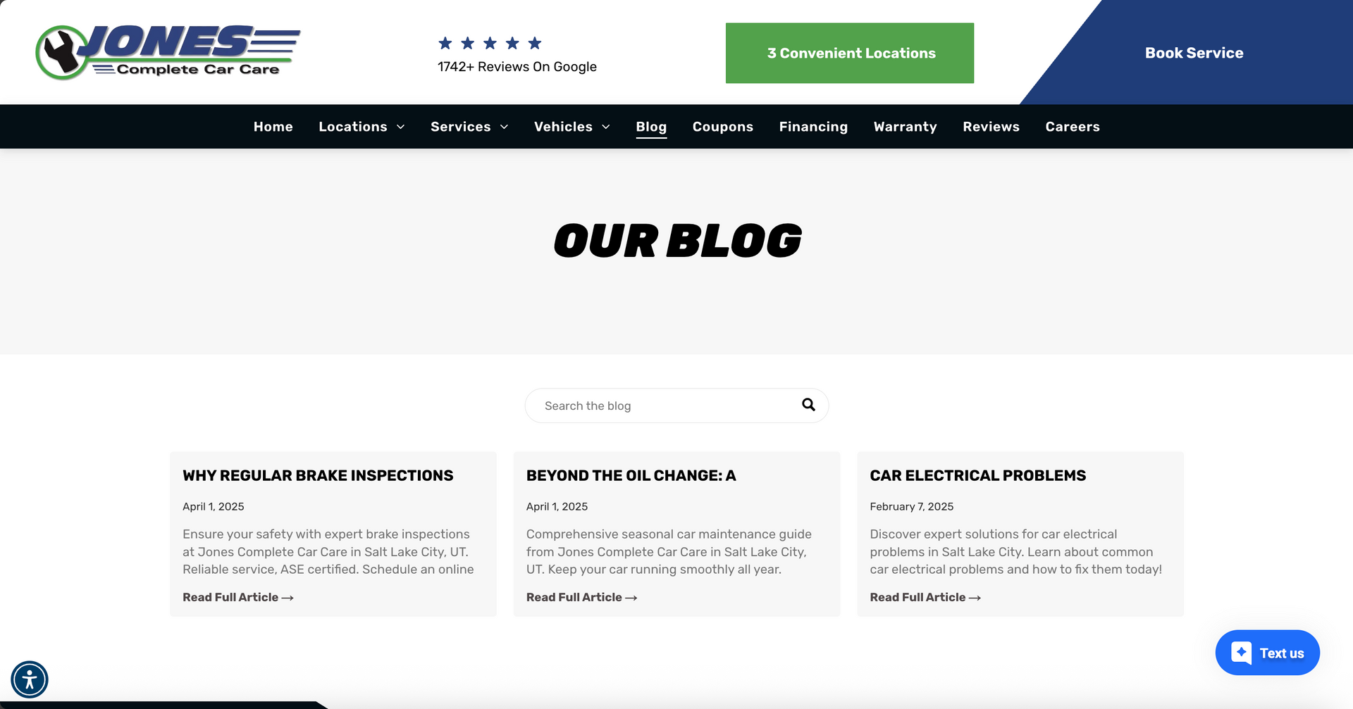 Car Care Blog in Salt Lake County | Jones Complete Car Care