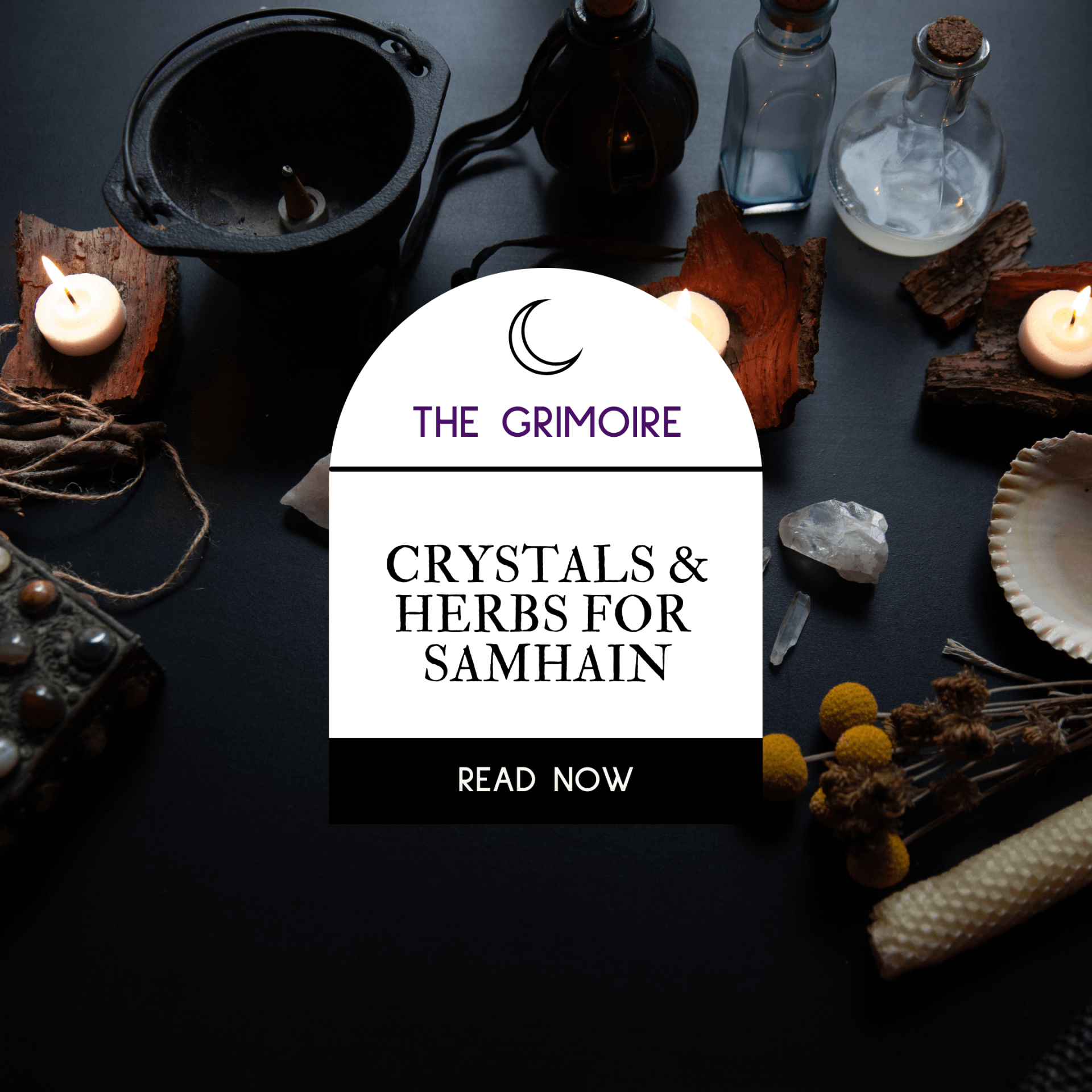 Crystals and Herbs for Samhain