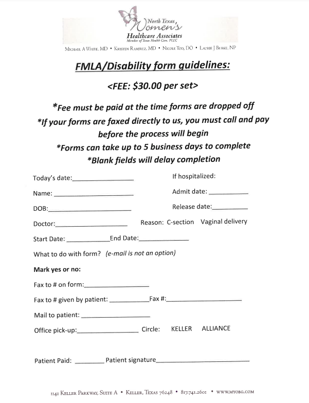 Patient Resources | North Texas Woman's Healthcare