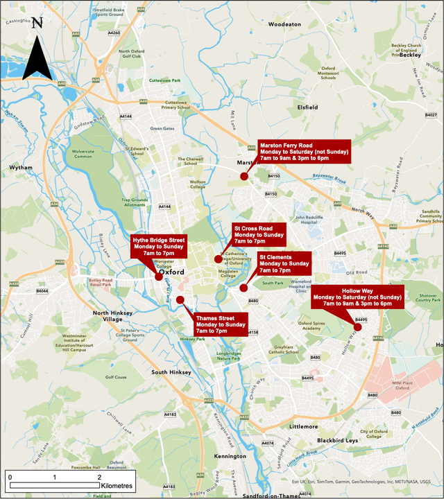 Congestion Charge Area Map