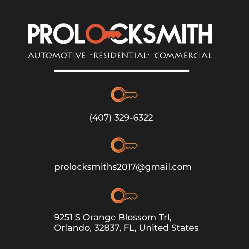 Best Locksmith Orlando Florida | Prolocksmith Orlando
