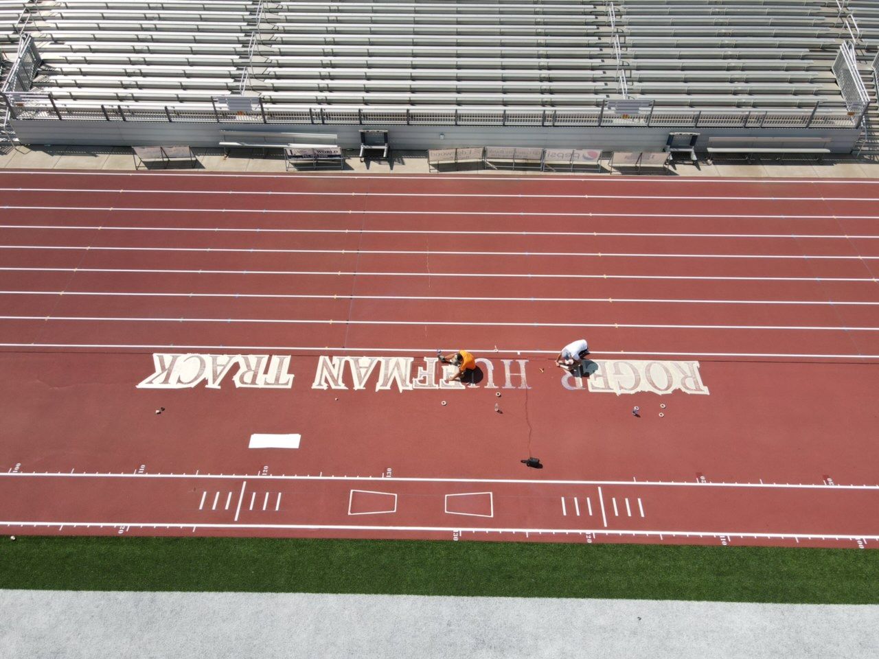 Running Track Striping | JB Surfaces
