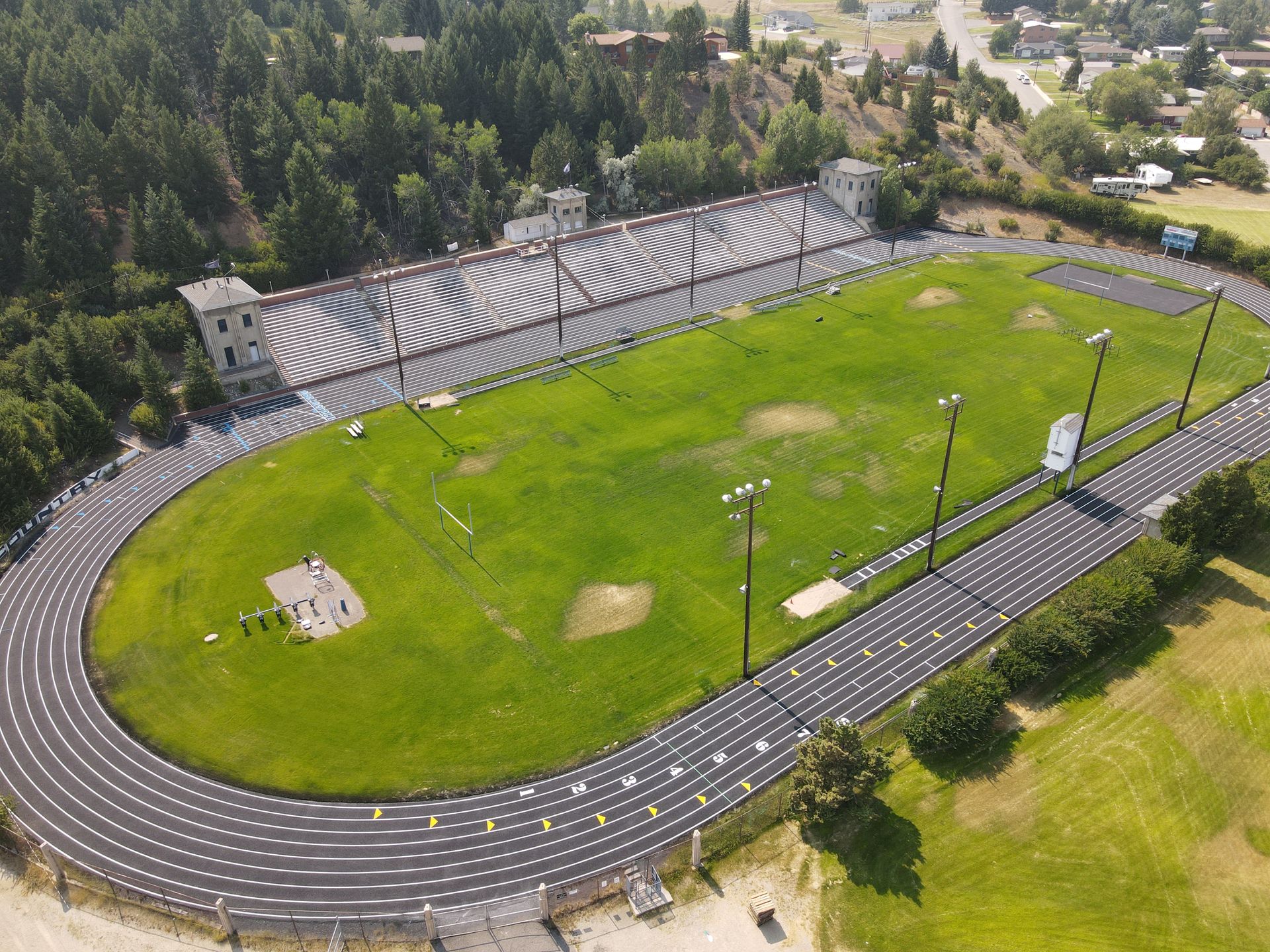 Running Track Striping | JB Surfaces