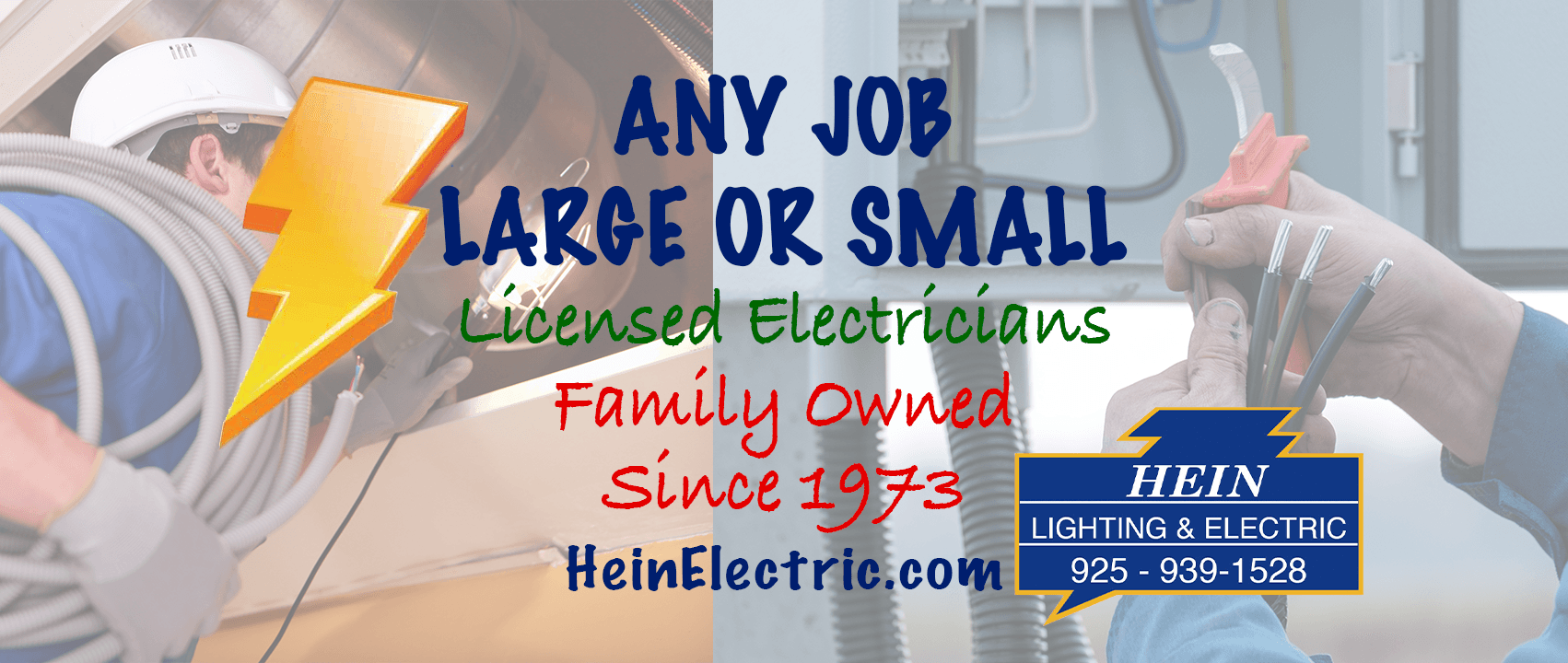 Hein Lighting & Electric Inc. | Licensed Electrician | Martinez, Ca