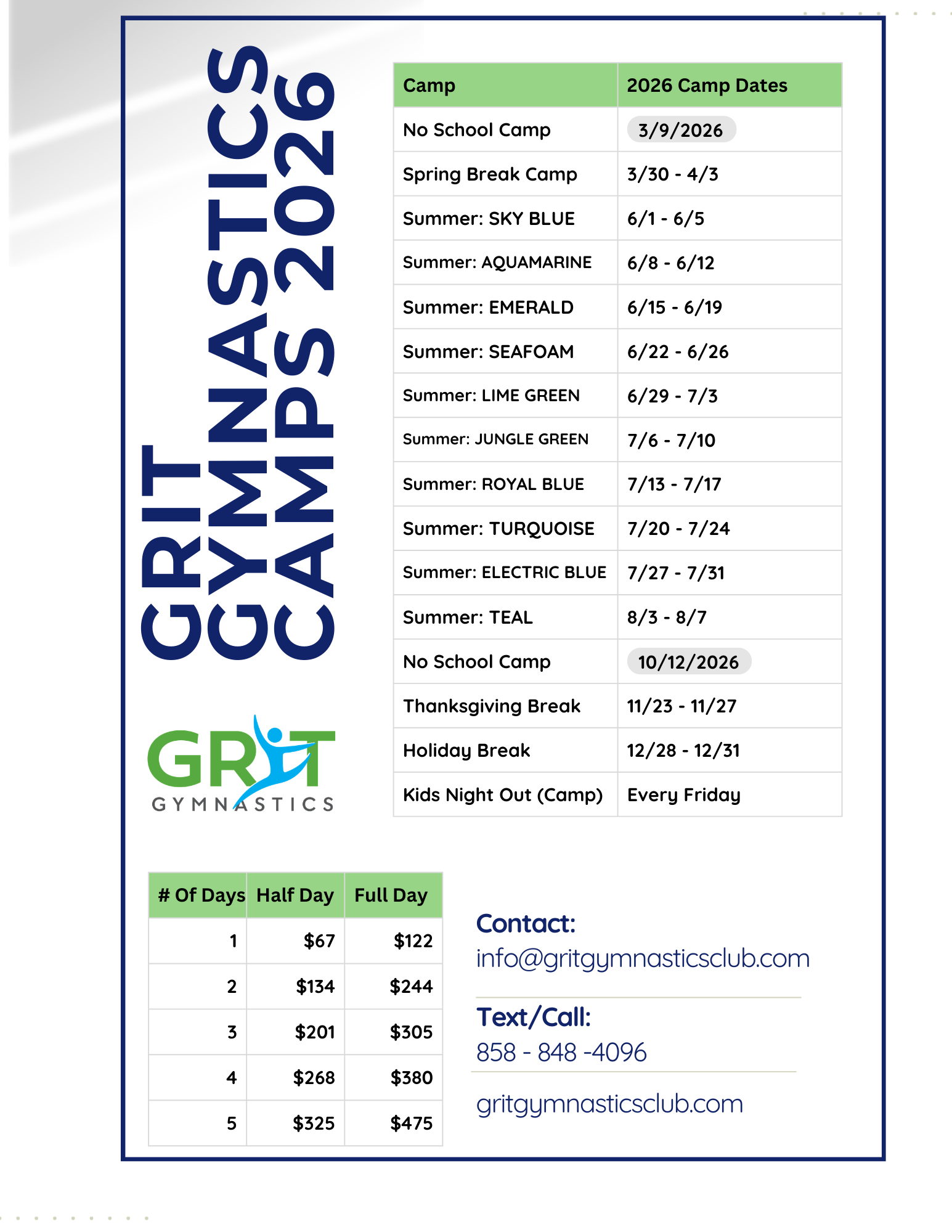 Inclusive Programs | GRIT Gymnastics LLC | SD