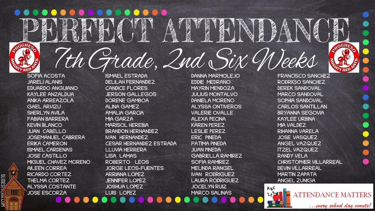 Perfect Attendance