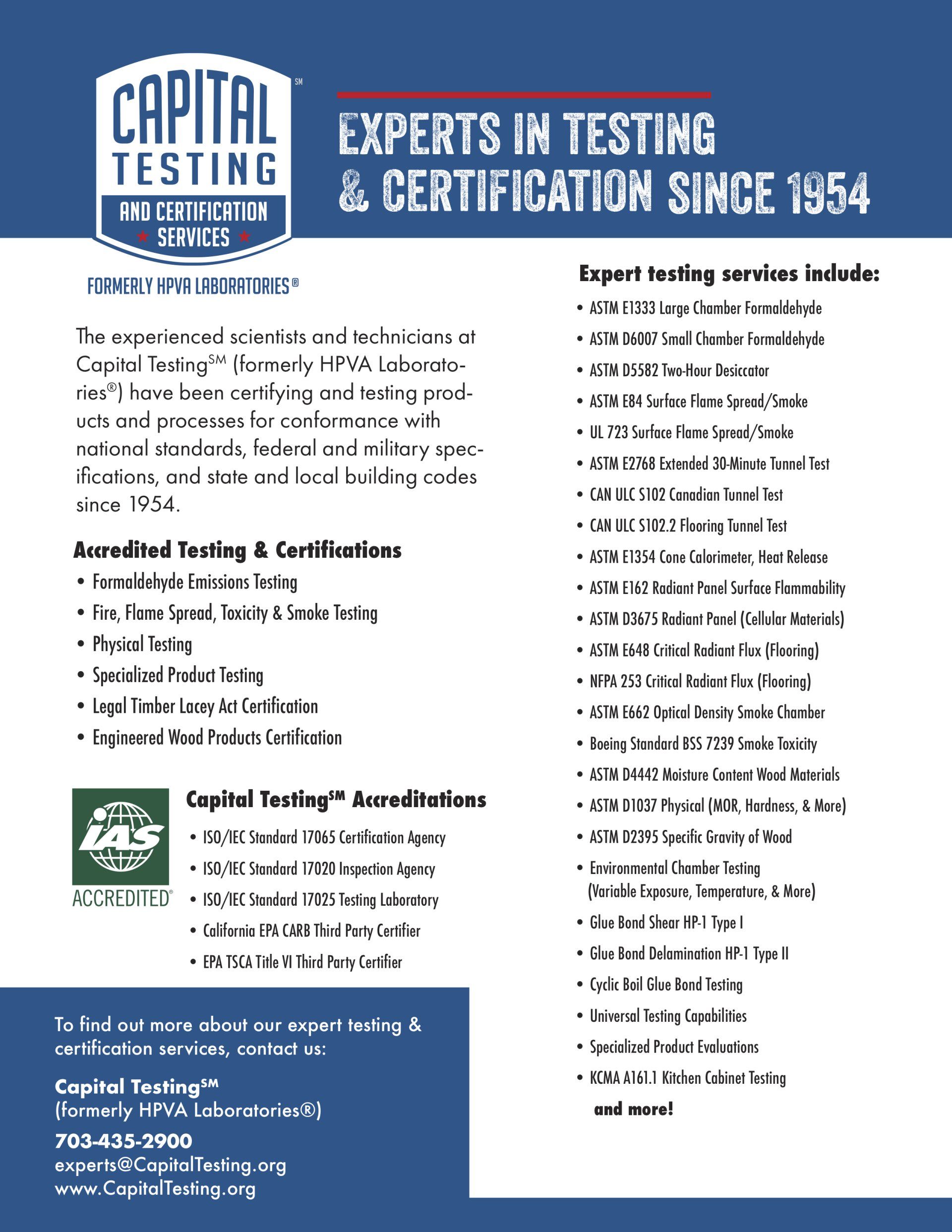 Resources | Capital Testing