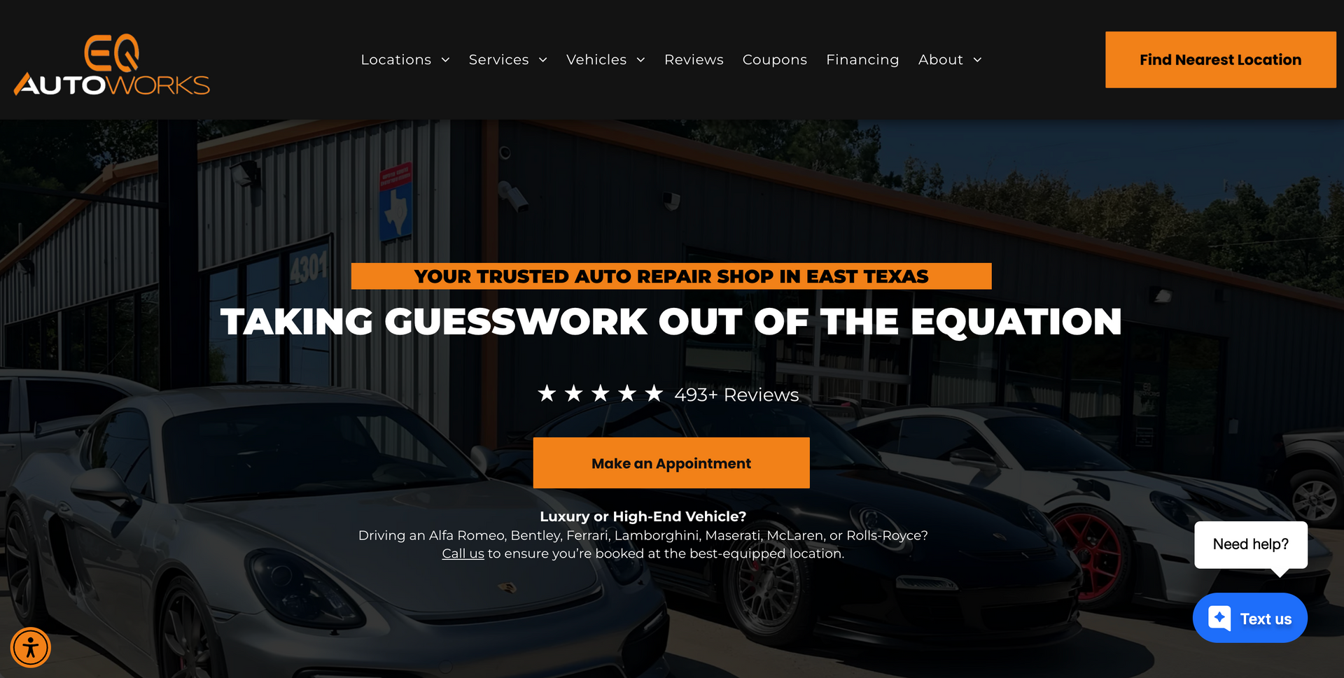 Auto Repair in Mineola & Tyler, TX | EQ Autoworks