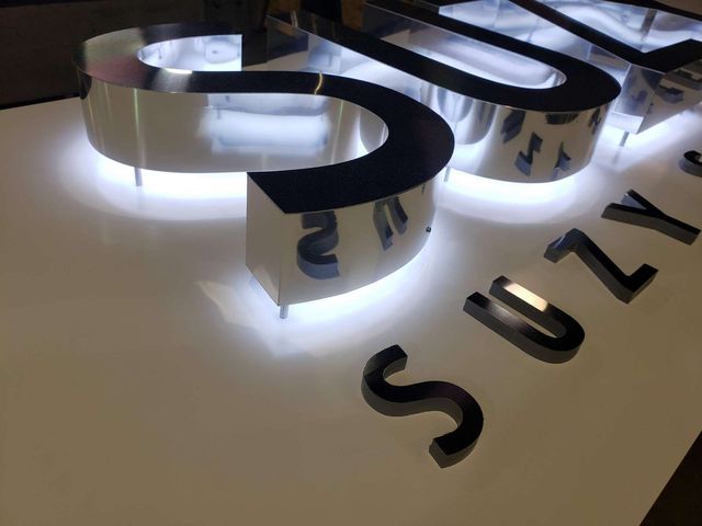 Illuminated Channel Letters 3D LED Reverse Lit Channel Letter Signs
