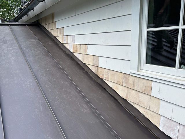 Standing Seam Metal Roof Flashing Cladco 75° Mono Ridge Flashing For