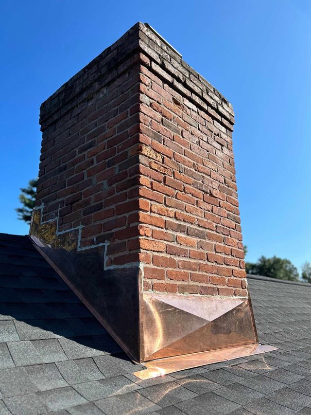 Copper Chimney Flashing