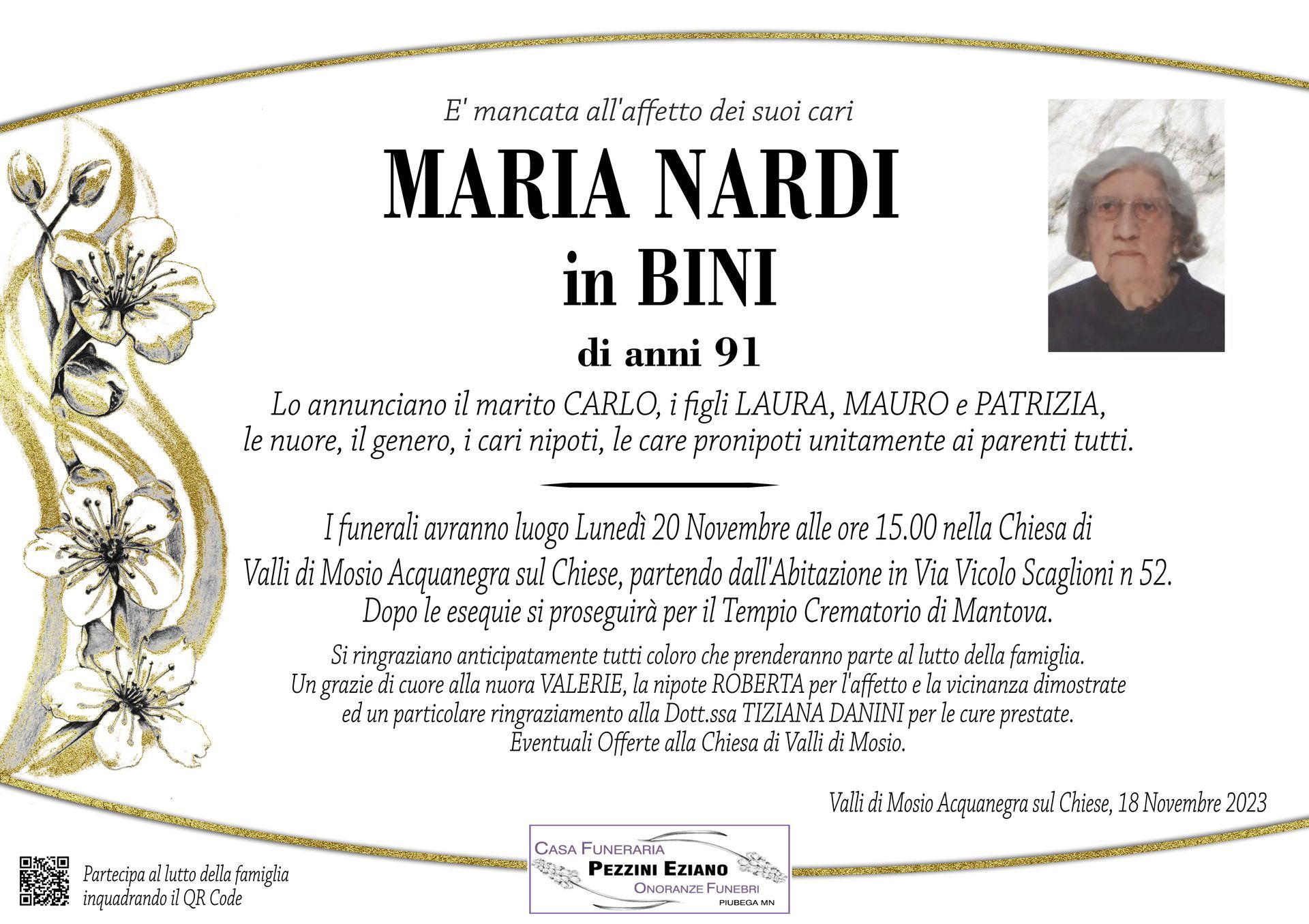 Maria Nardi in Bini