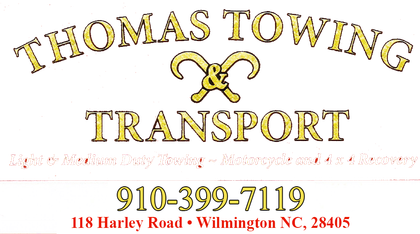 Towing & Wrecker Service Wilmington, NC | Thomas Towing & Transport