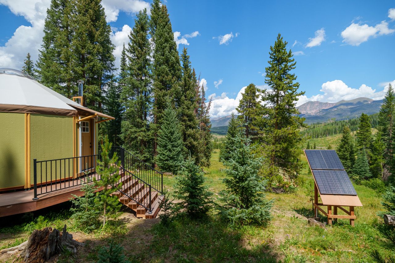 Yonder Yurts | Yurt Rentals | Gould, CO