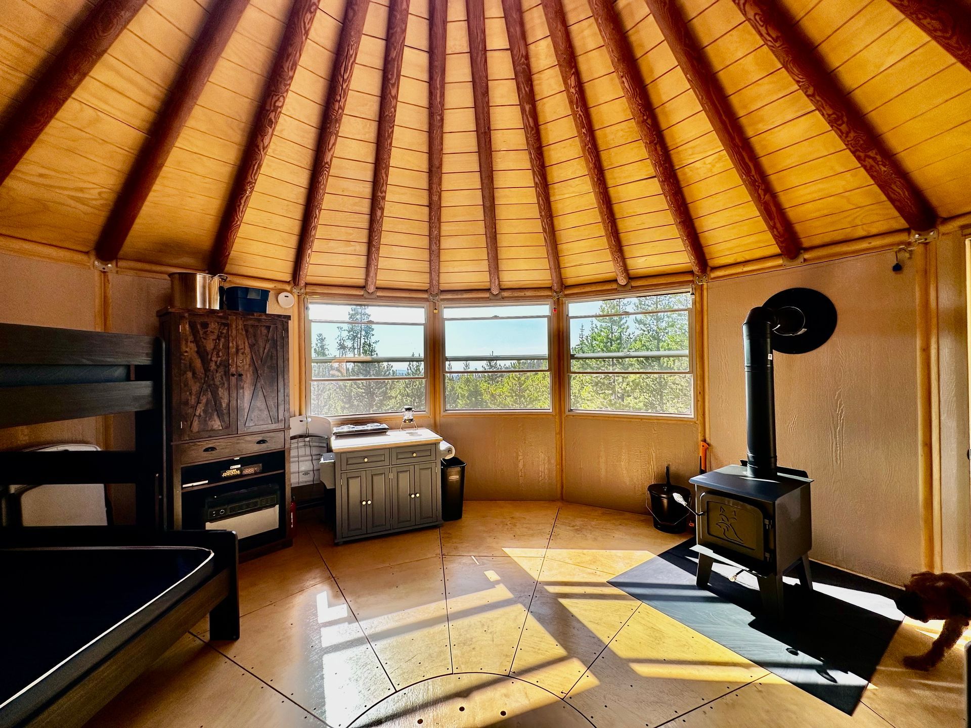 Yonder Yurts | Lower Montgomery Yurt | State Forest State Park, Colorado