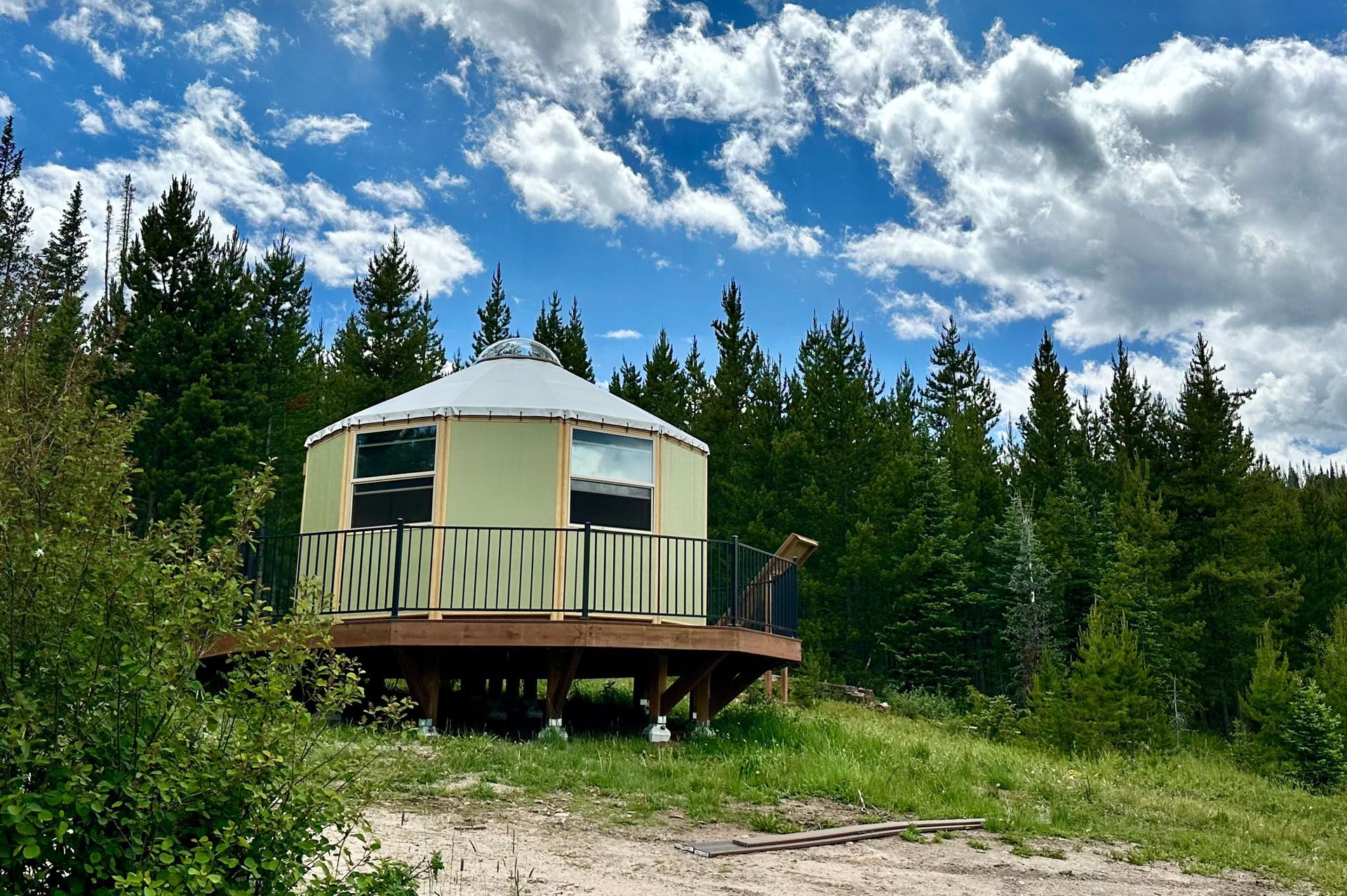 Yonder Yurts | Medicine Bow Yurt | State Forest State Park, Colorado