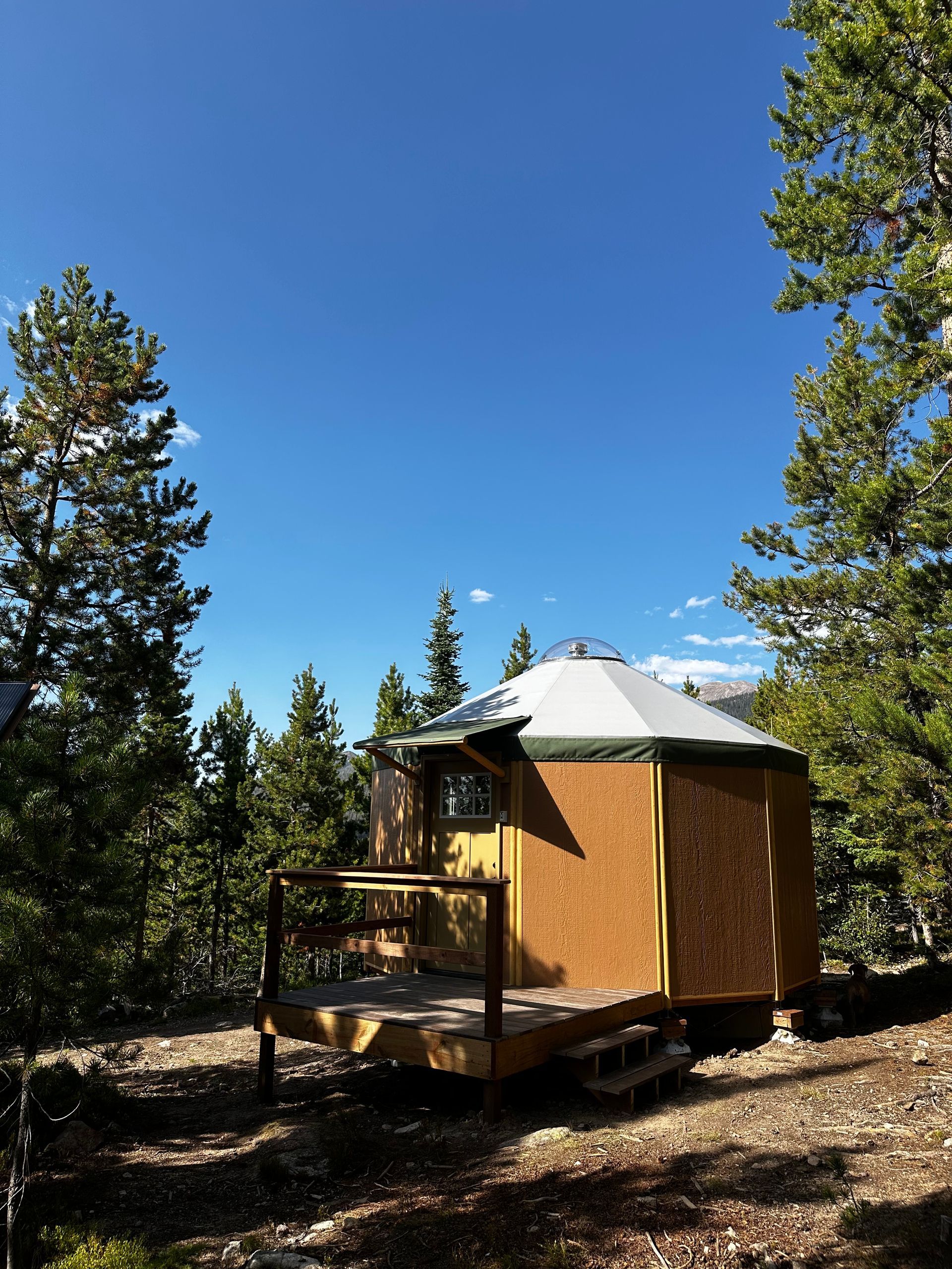 Yonder Yurts | Upper Montgomery Yurt | State Forest State Park, Colorado