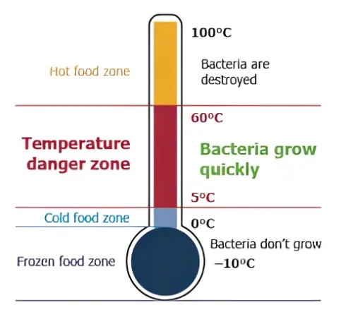 Food Handling Danger Zone How To Avoid Getting Food Poisoning From