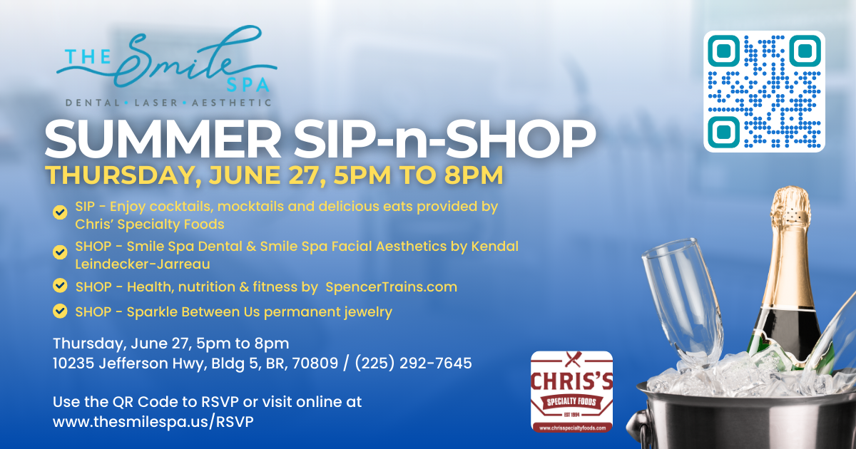 Sip-n-Shop Registration | The Smile Spa | Baton Rouge