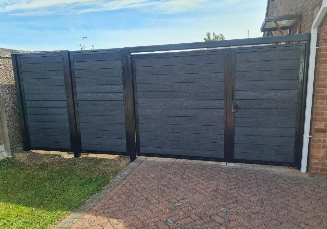 A selection of gates fabricated an installed by Composite Gates UK ...