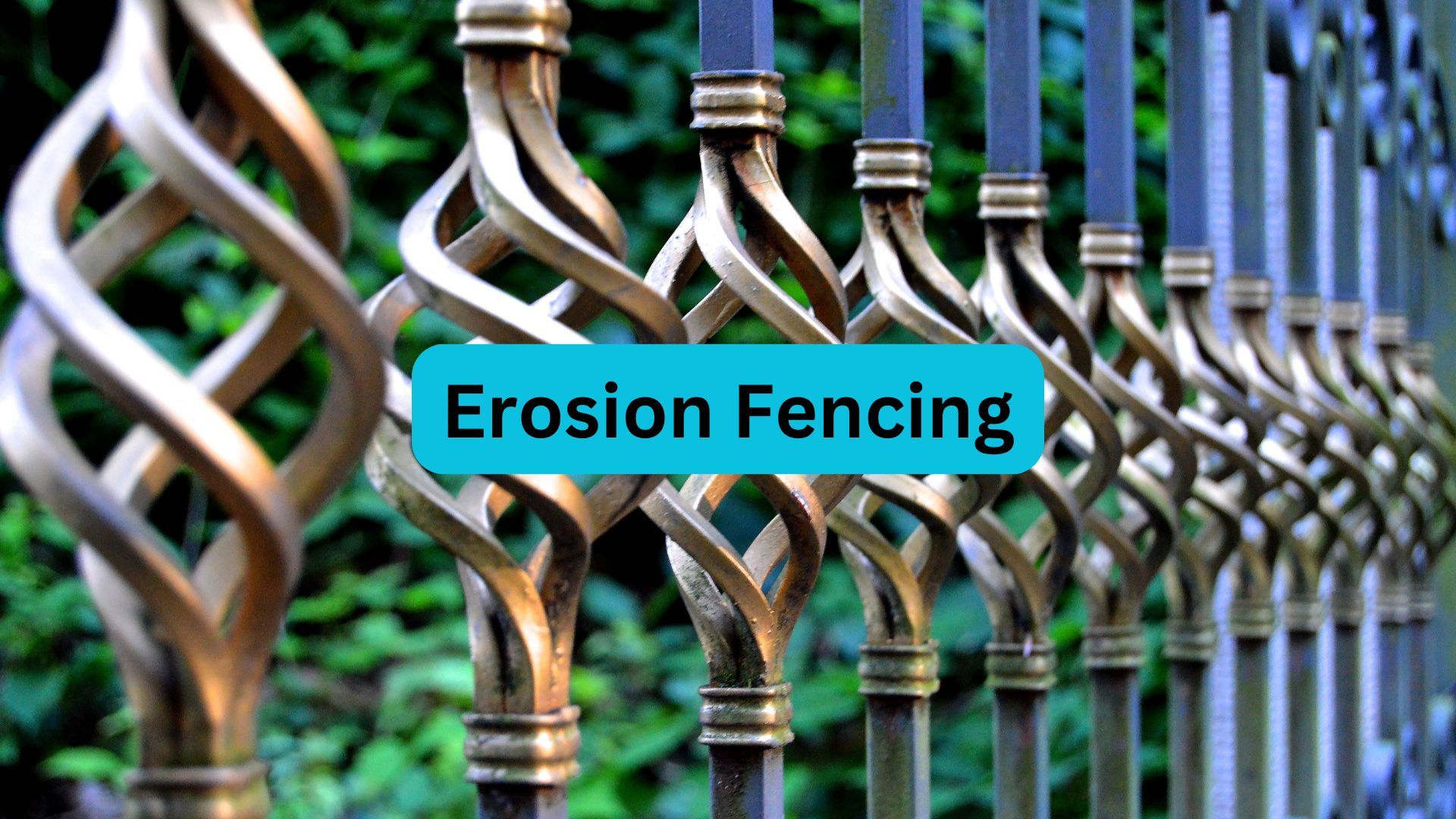 Erosion Fencing in Orange County, CA | Orange County Custom Iron Gates ...