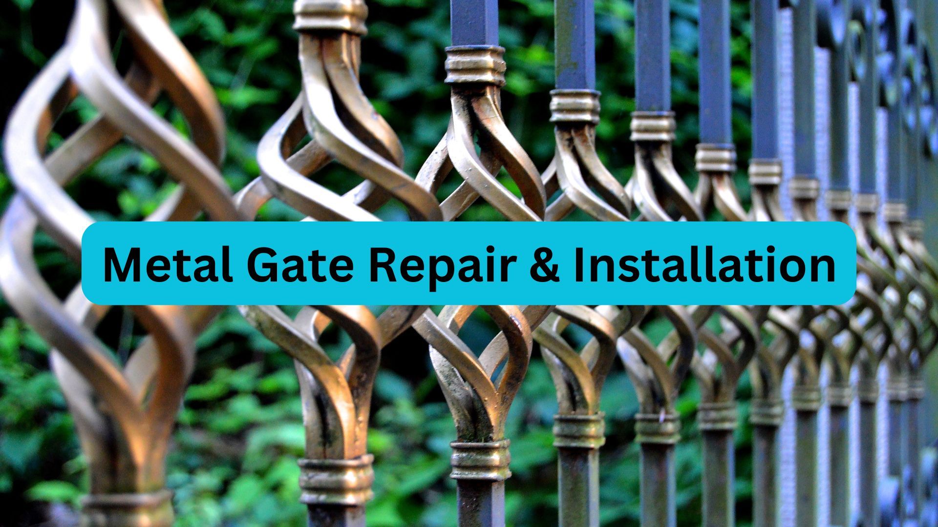 Orange County Custom Iron Gates & Fences| Metal Gate Repair ...