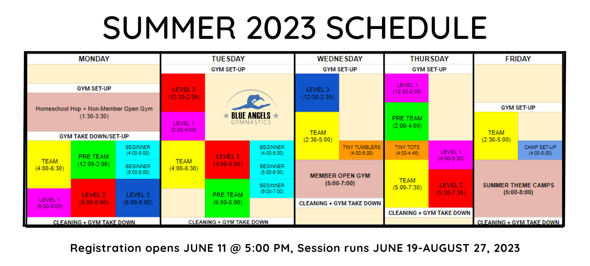 Blue Angels Gymnastics Club