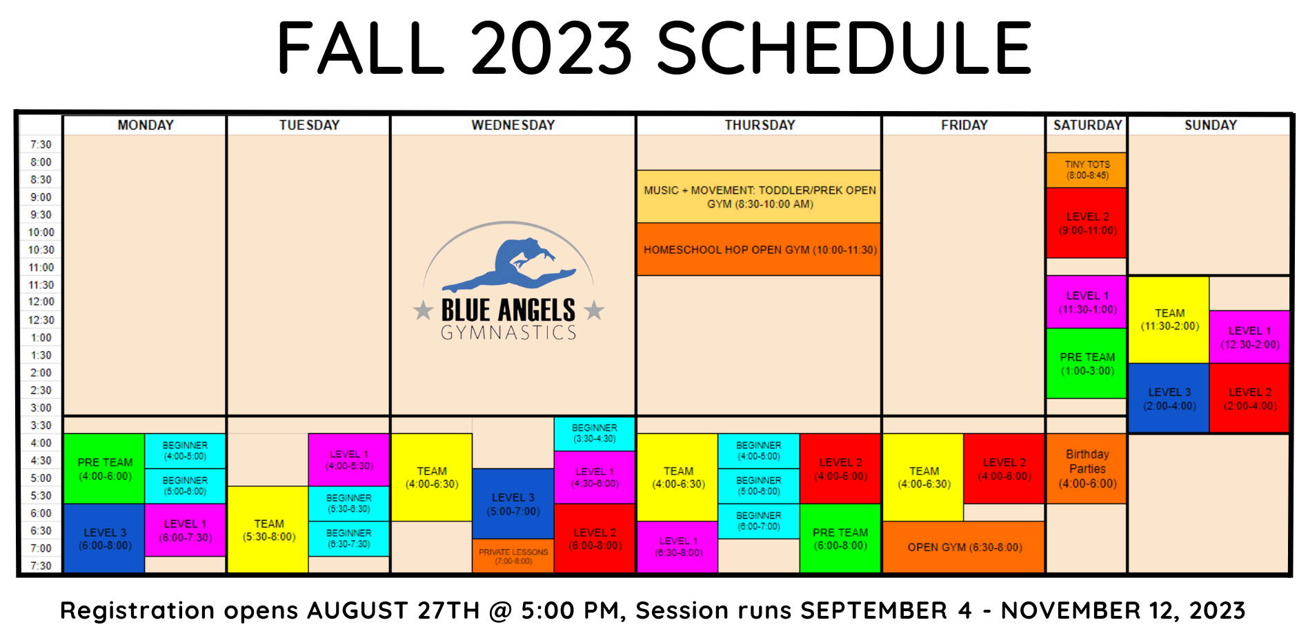 Blue Angels Gymnastics Club