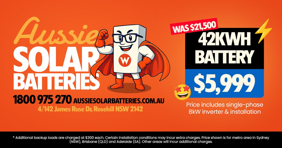 Australia’s Largest Solar Battery Installer | Aussie Solar Batteries