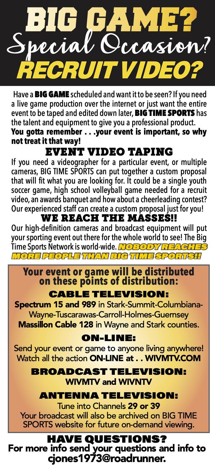 Big Time Sports Ohio | Northeast Ohio High School Sports Coverage