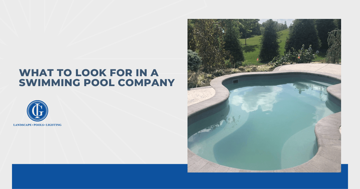 Choosing an In-ground Swimming Pool Company