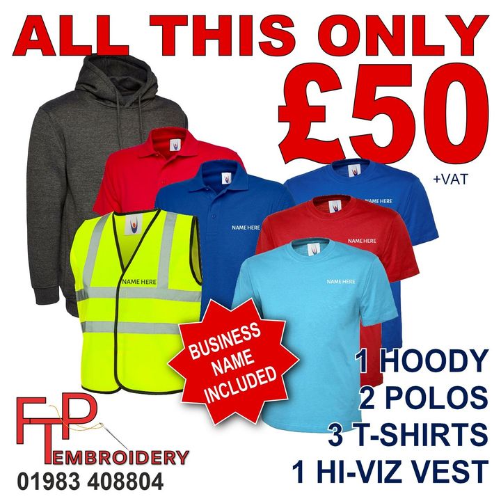 Clothing printing company and personalised work wear in Sandown, Isle ...