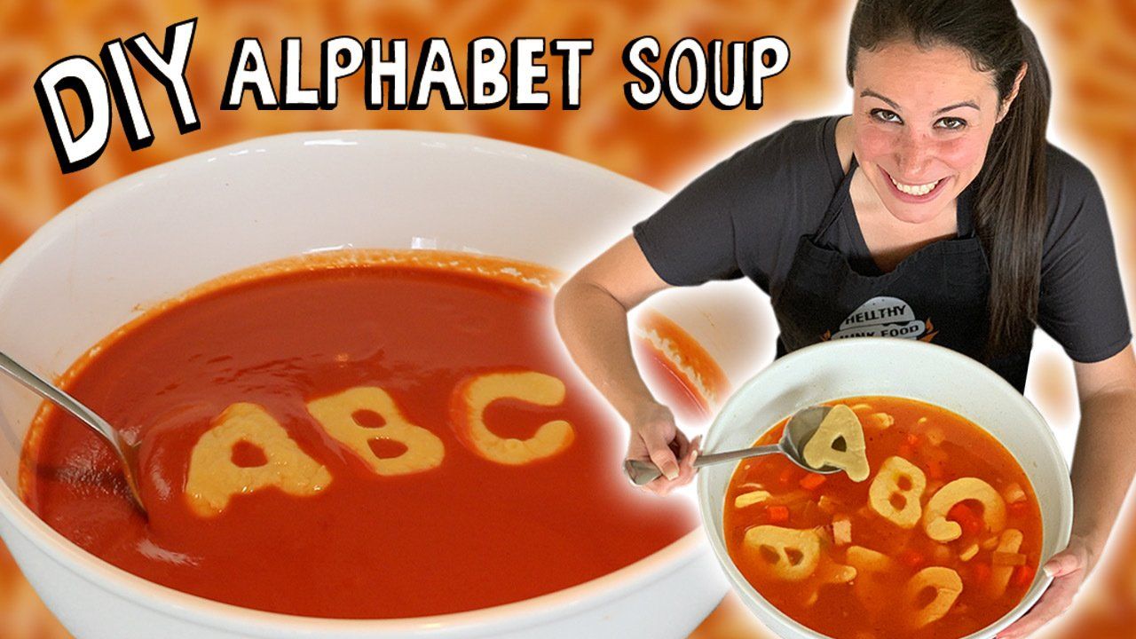 DIY GIANT ALPHABET SOUP