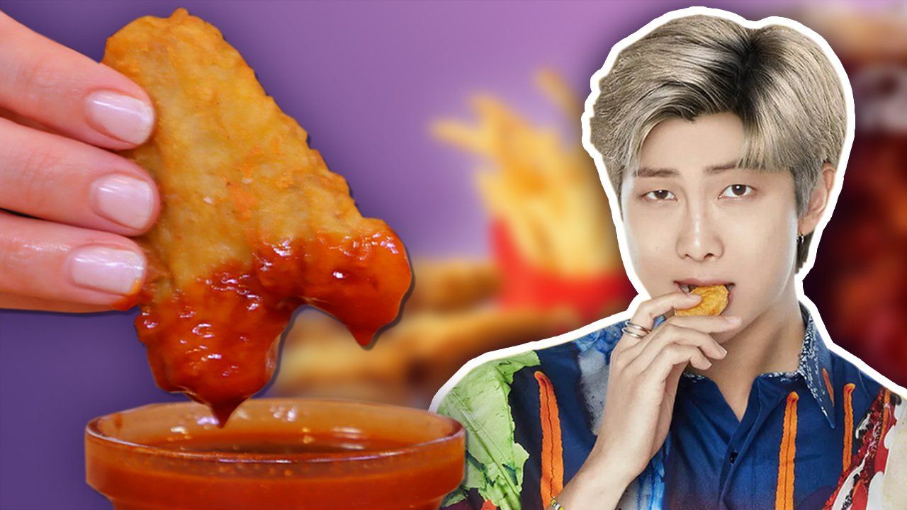 DIY BTS McDonalds Meal Feat. Among Us McNuggets, Sweet Chili Sauce 달콤한 ...