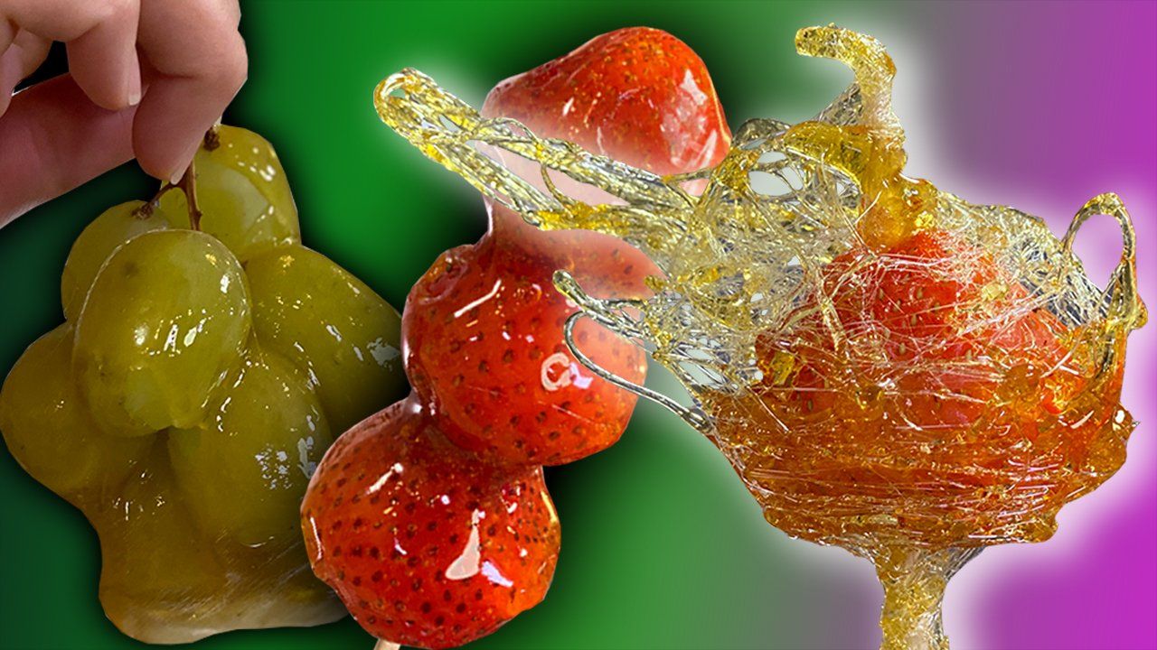 DIY Candied Strawberries AKA Tangulu