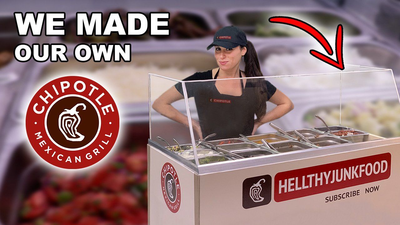 WE MADE OUR OWN POP UP CHIPOTLE 🌶️