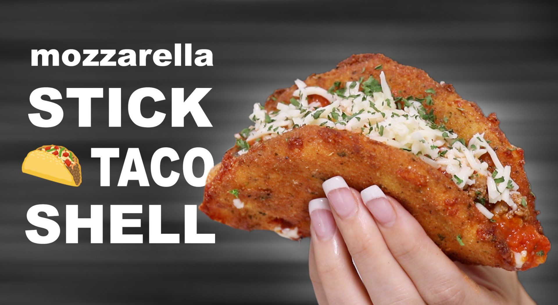 DIY MOZZARELLA STICK TACO