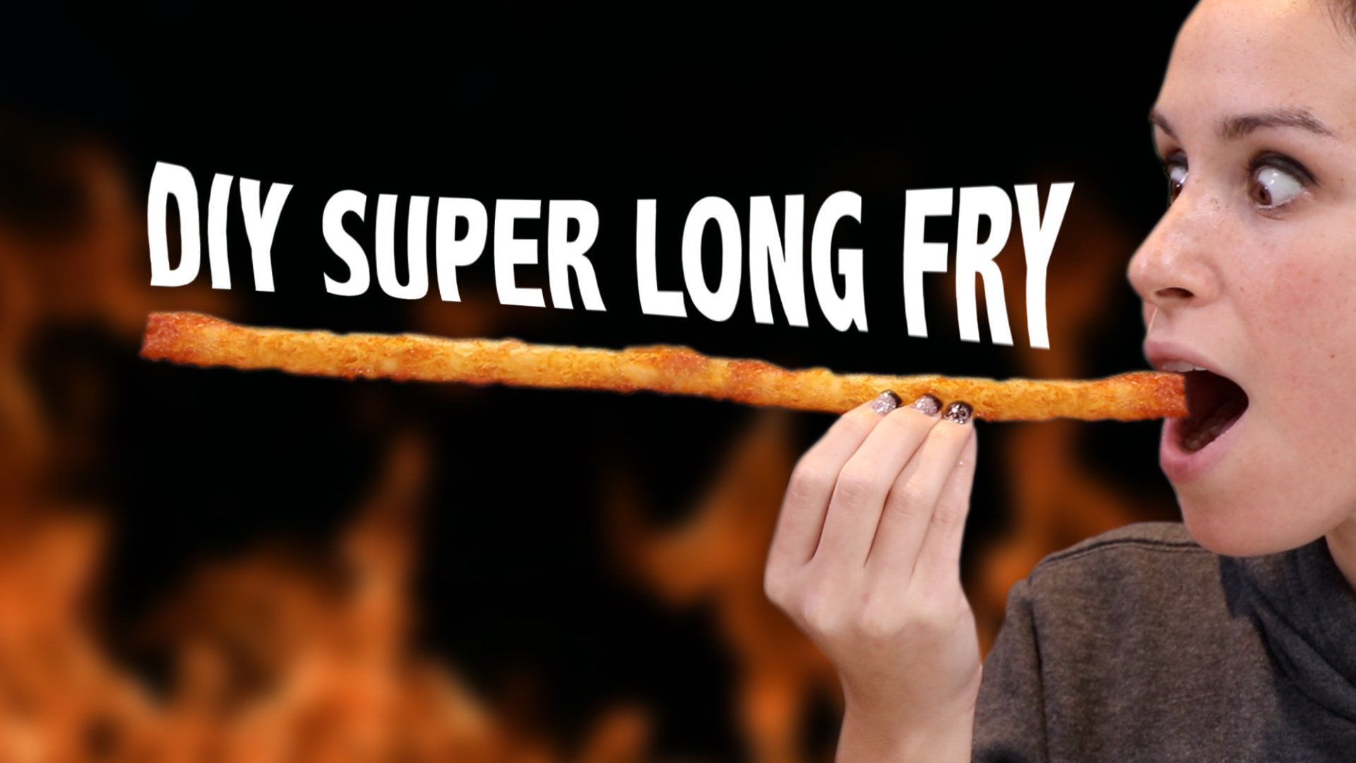 DIY SUPER LONG FRIES