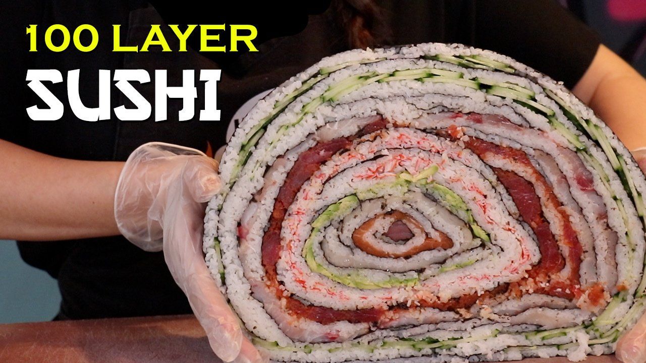 100 LAYER SUSHI ROLL