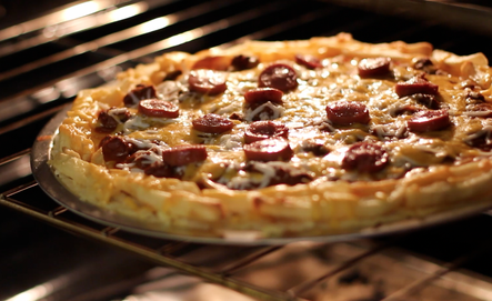French Fry Crust Pizza