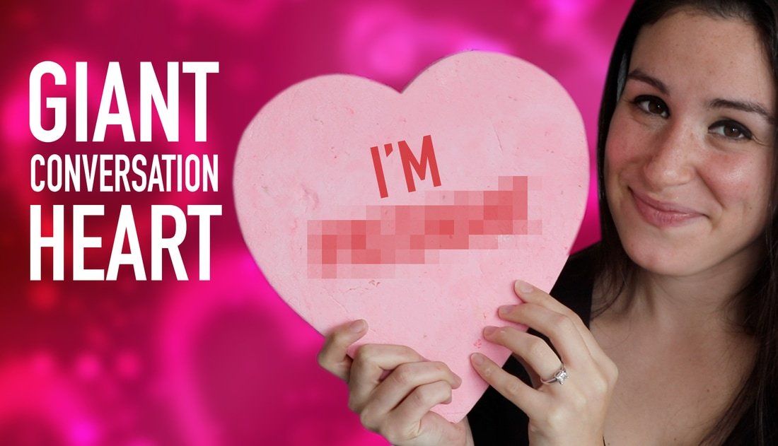 Giant Conversation Heart