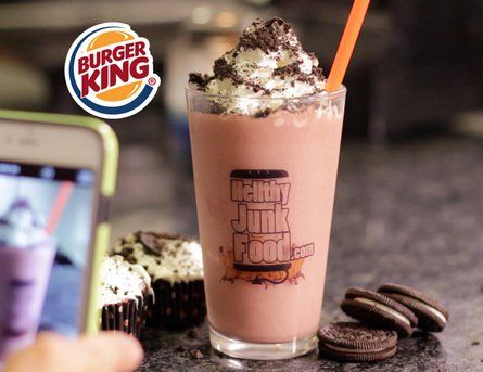Red Velvet Oreo Milk Shake